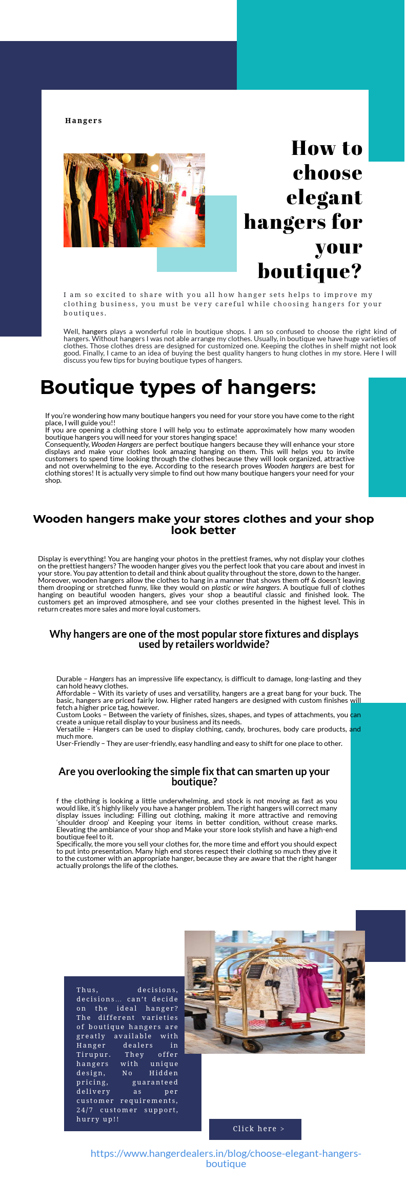 How to choose elegant hangers for your boutique?